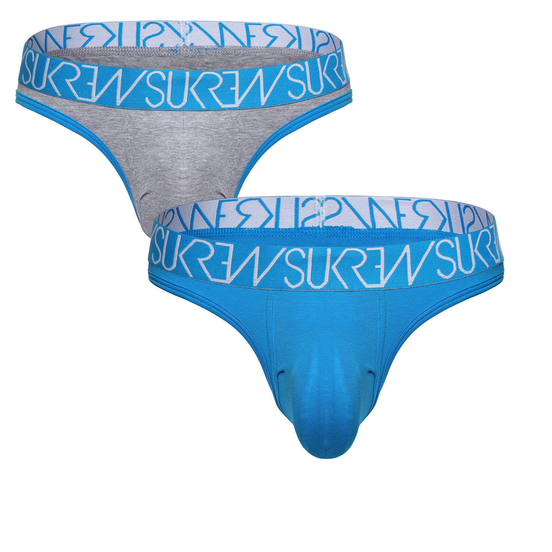 Classic Thong Multipack - Azure & Grey Marl – SUKREW