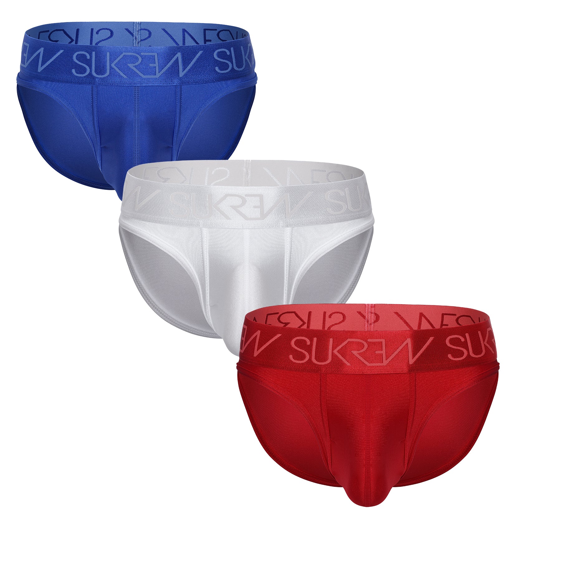 Classic Brief Multipack - Sapphire, Liberty Red & White Shimmer – SUKREW