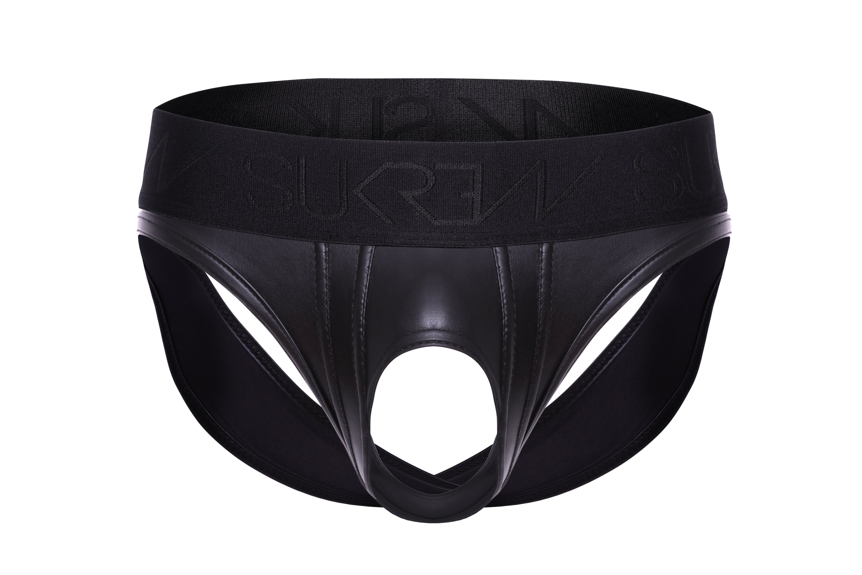 Rubber Look U-Style V-Brief - Nightlife Black – SUKREW