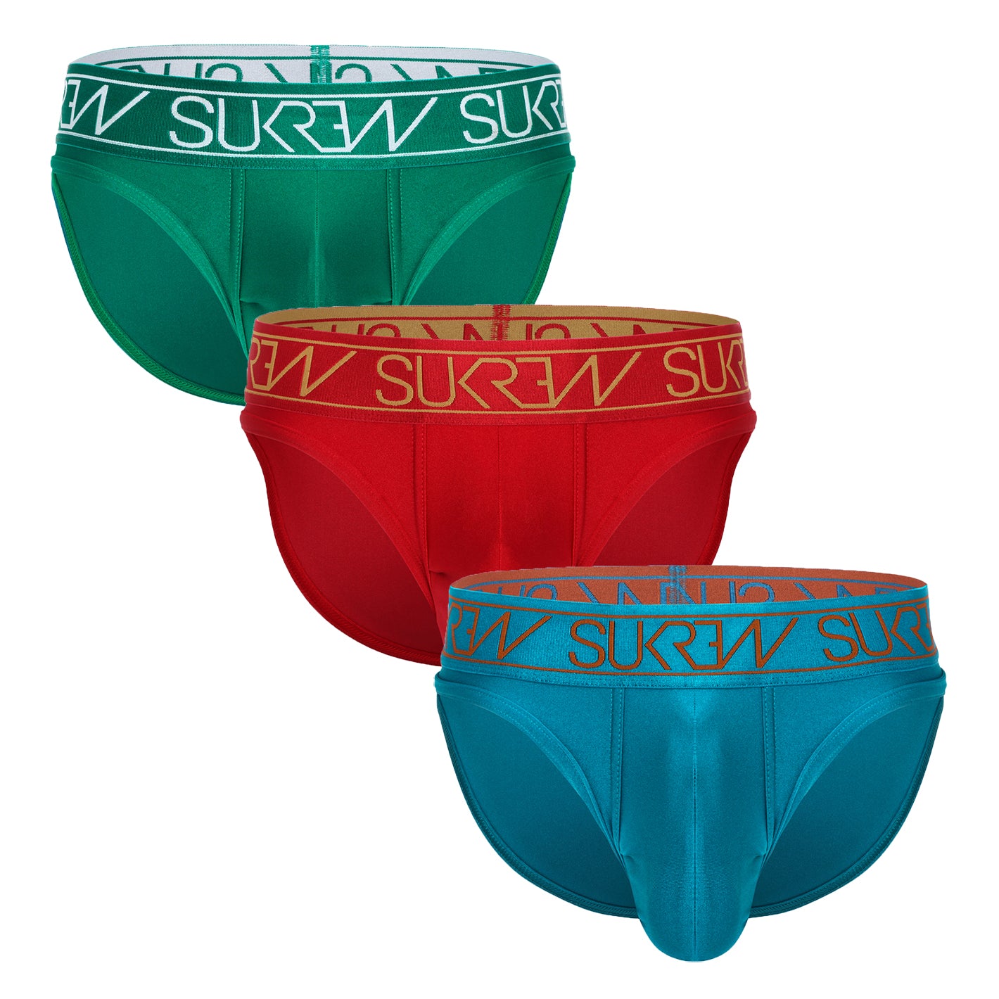 Classic Brief Multipack - Emerald, Ruby & Topaz – SUKREW