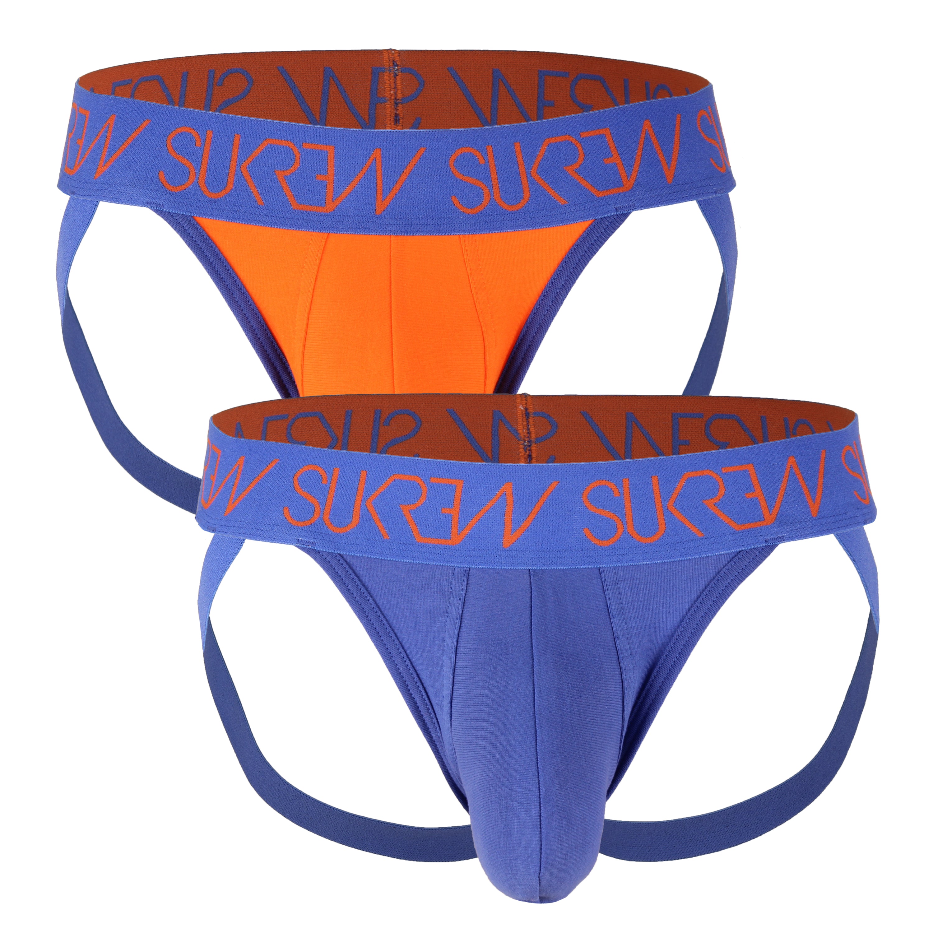 Jockstrap Multipack | Flame Orange & Royal Blue | SUKREW