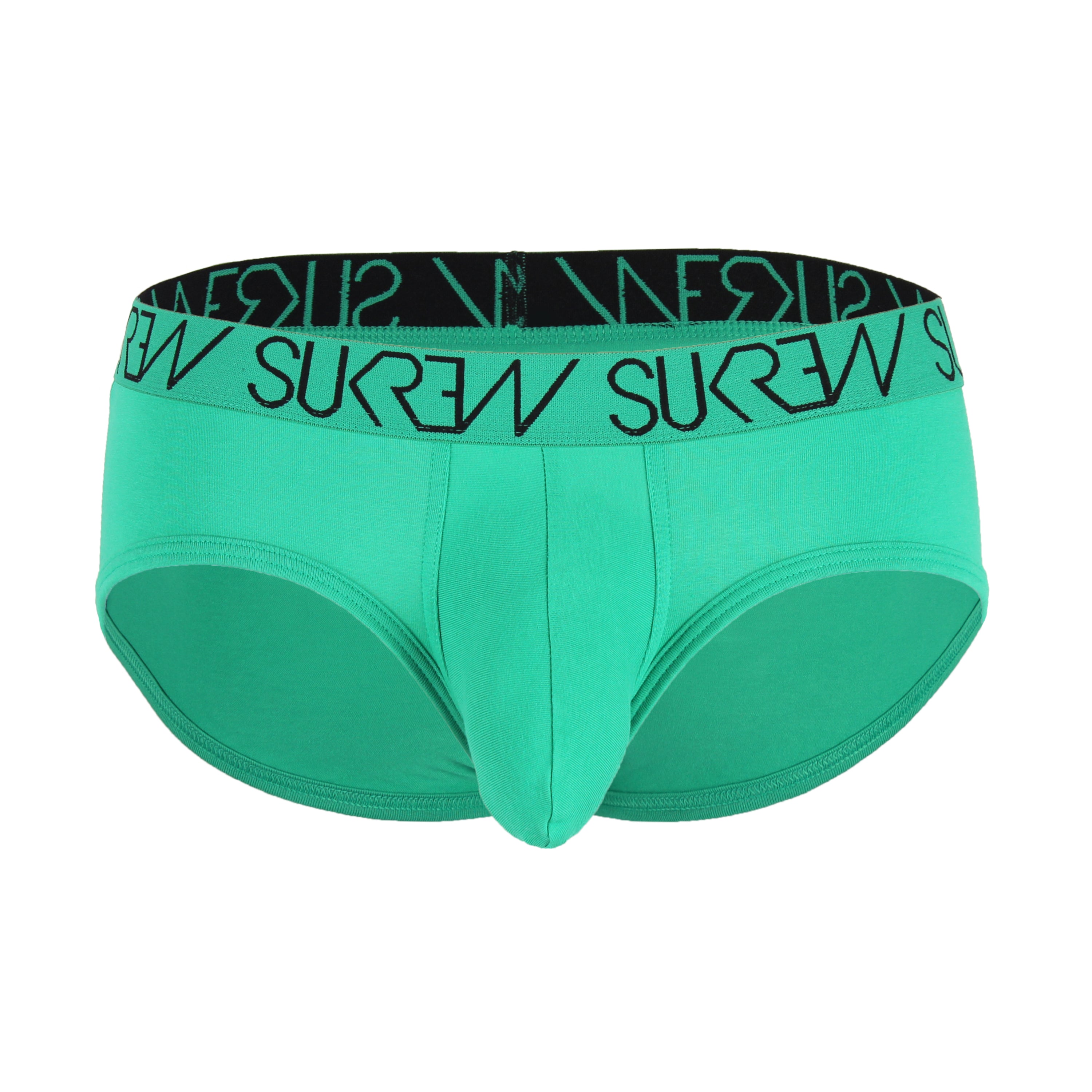 Paradise Green Apex Brief | Men's Cotton Underwear | SUKREW