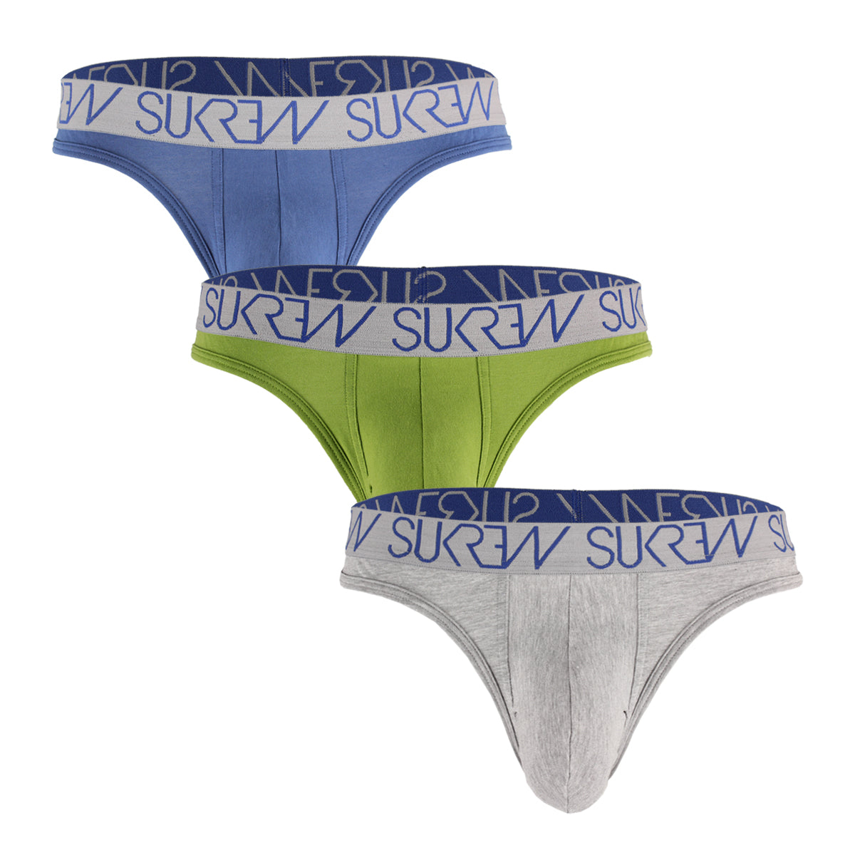 Classic Thong Multipack | Navy, Army & Grey Marl | SUKREW